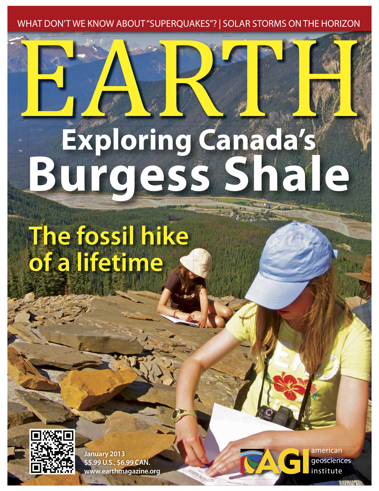 EARTH Magazine–Travels in Geology: Hike to the Burgess Shale! | Travels ...